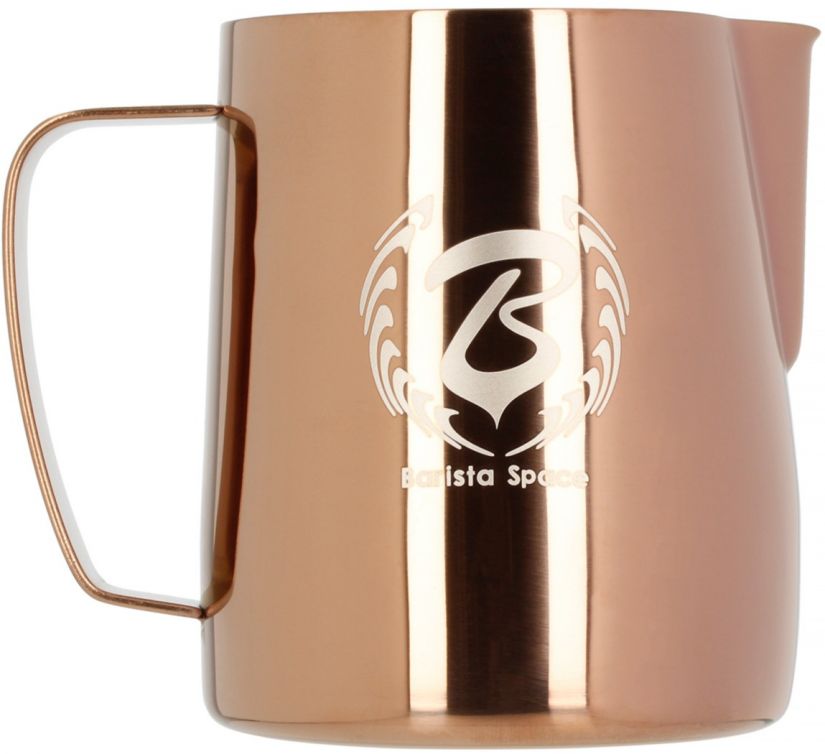 Barista Space Milk Pitcher, Rose Gold - Crema
