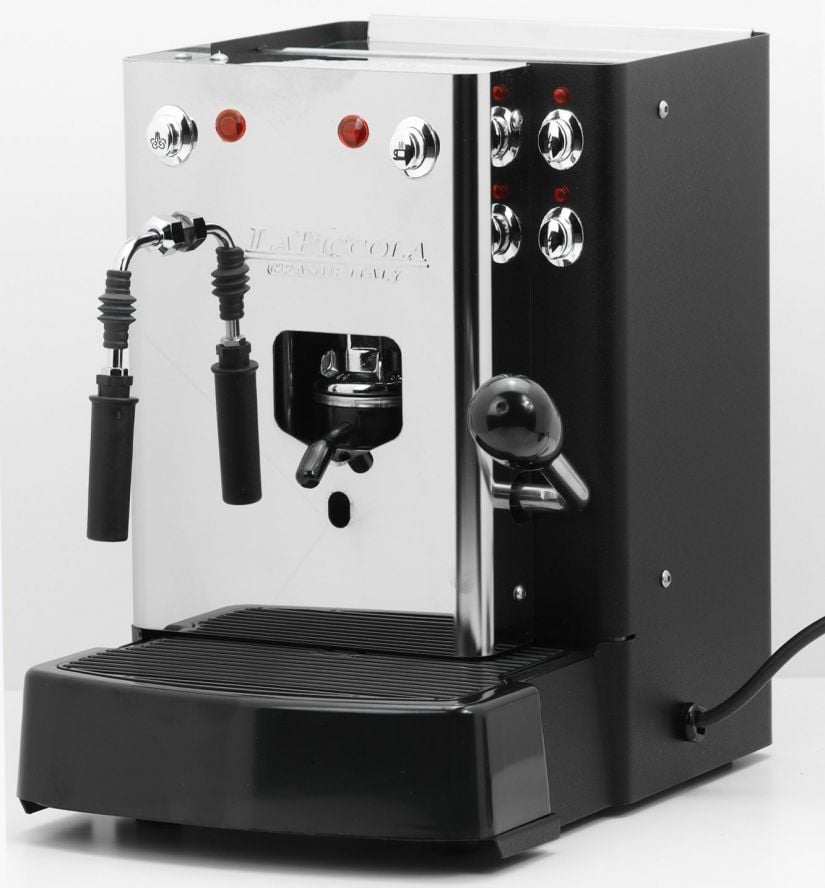 La Piccola Sara Vapore Stainless steel E.S.E. Pod Coffee Machine - Crema