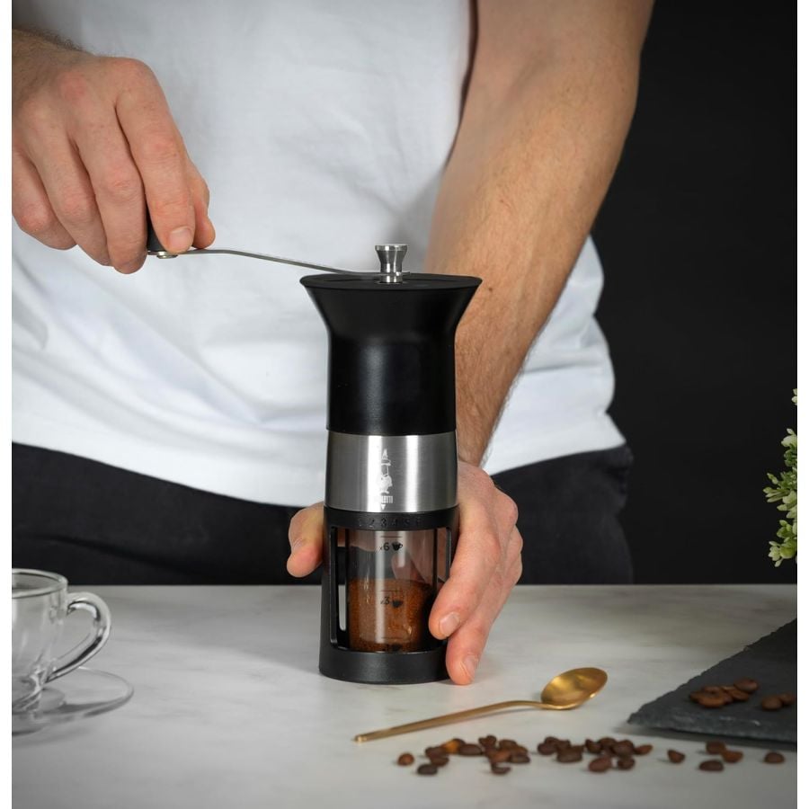 Bialetti Black Coffee Grinder - Crema