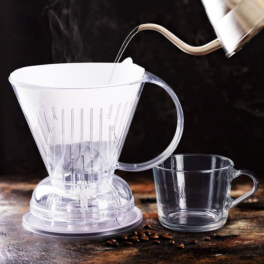 Clever Coffee Dripper L + 100 Filter Papers - Crema
