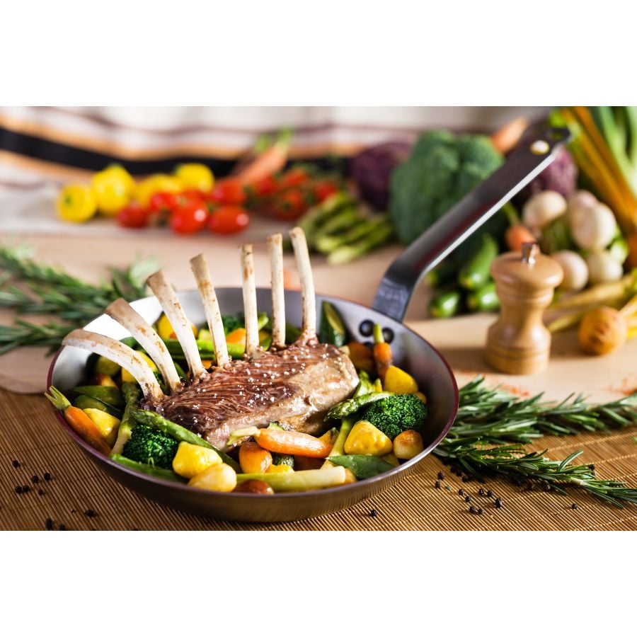 de Buyer Mineral B Element Carbon Steel Frying pan - Crema