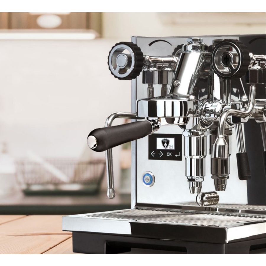 Eureka Costanza Espresso Machine, Polished Inox - Crema