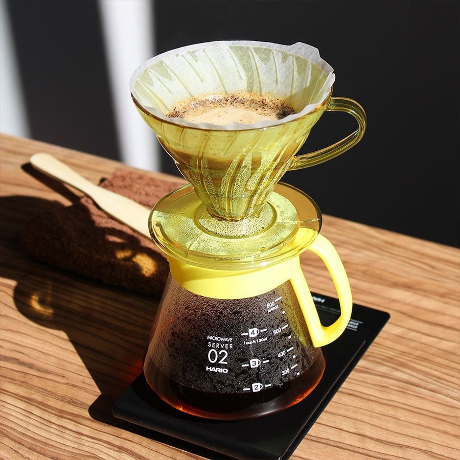 Hario V60 Range Server Candy Edition Size 02, 600 ml Flamingo Pink - Crema