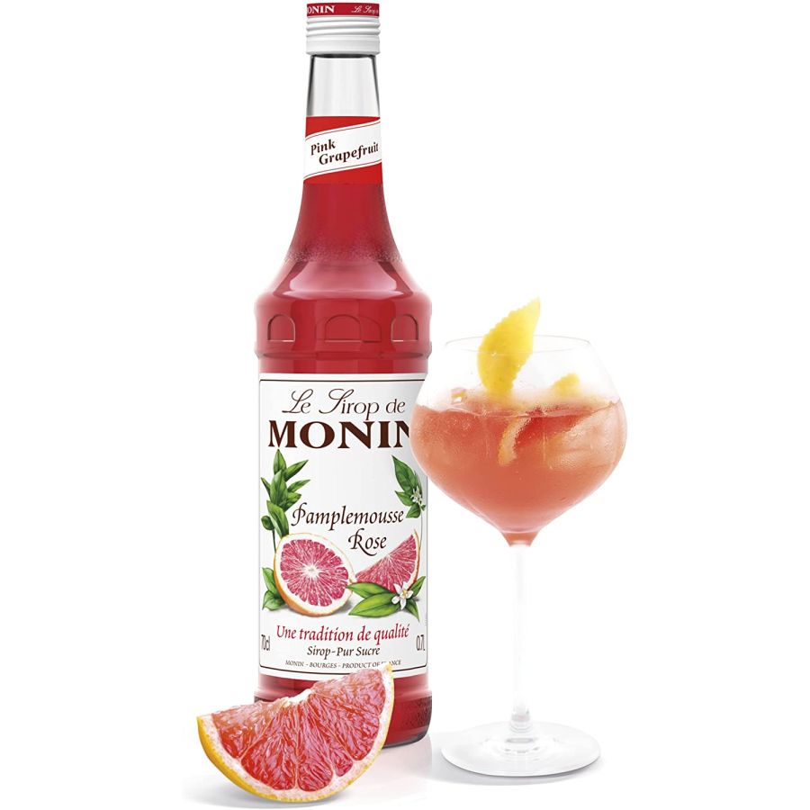 Monin Pink Grapefruit Syrup 700 ml - Crema