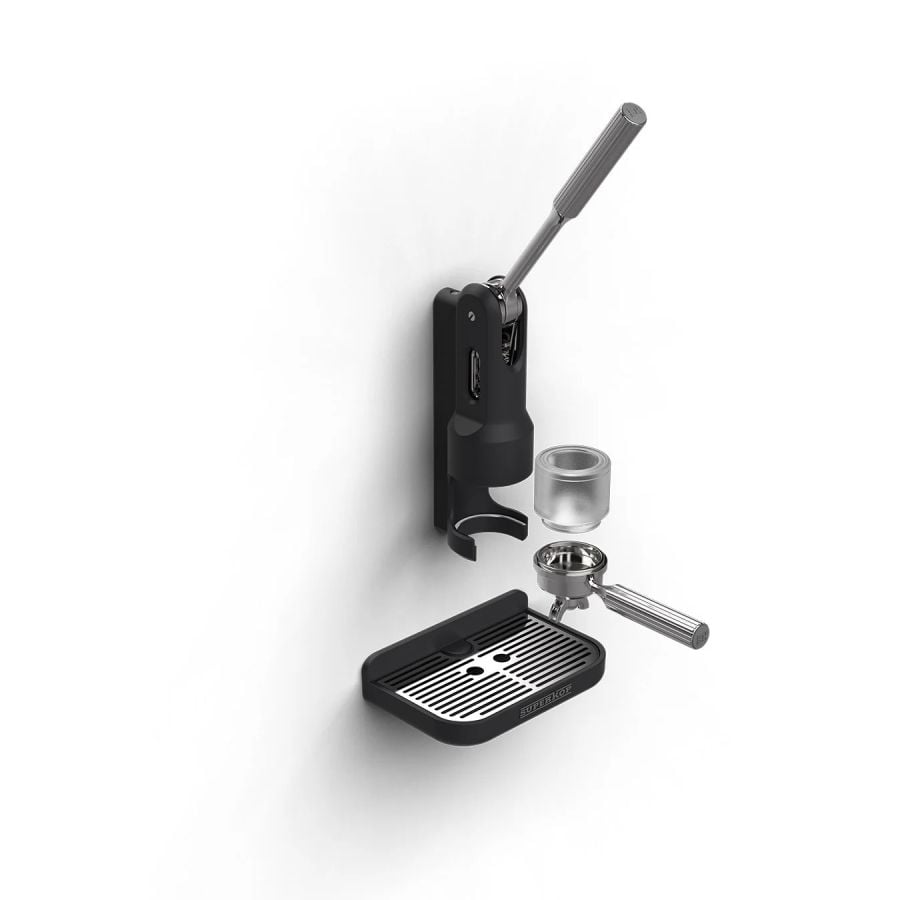Superkop Espresso Making Tool, Black - Crema