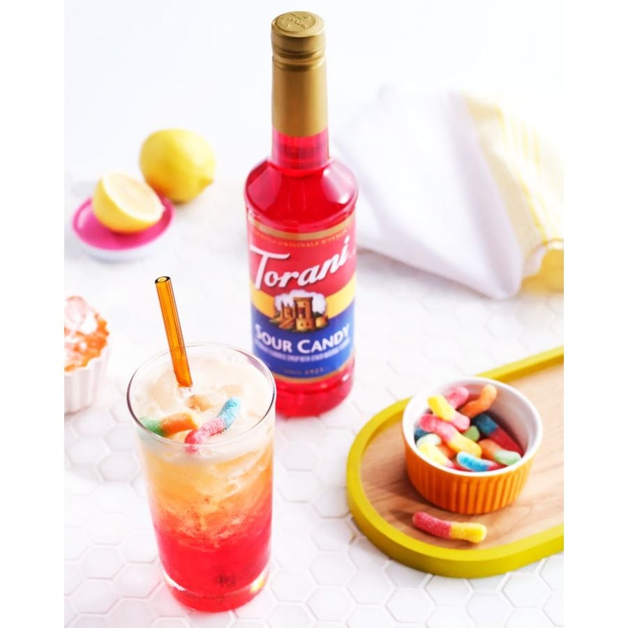 Torani Sour Candy Syrup 750 ml - Crema