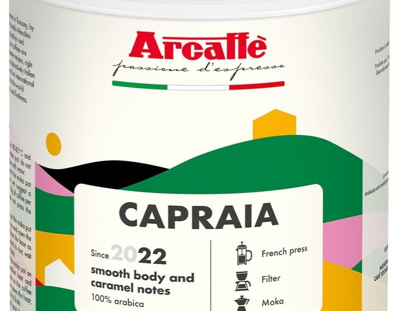 Arcaffe Capraia Ground Coffee 250 g Can - Crema