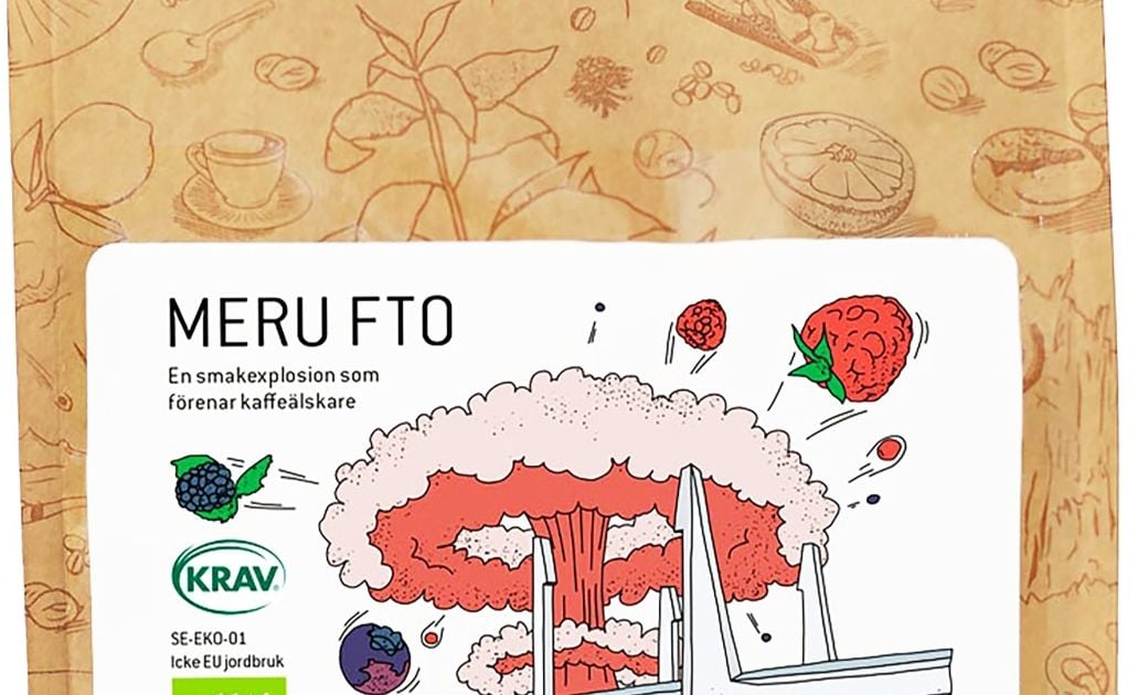 Bergstrands Meru FTO 1 kg Coffee Beans - Crema