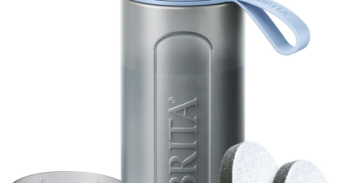 Brita Active Water Filter Bottle 600 ml - Crema