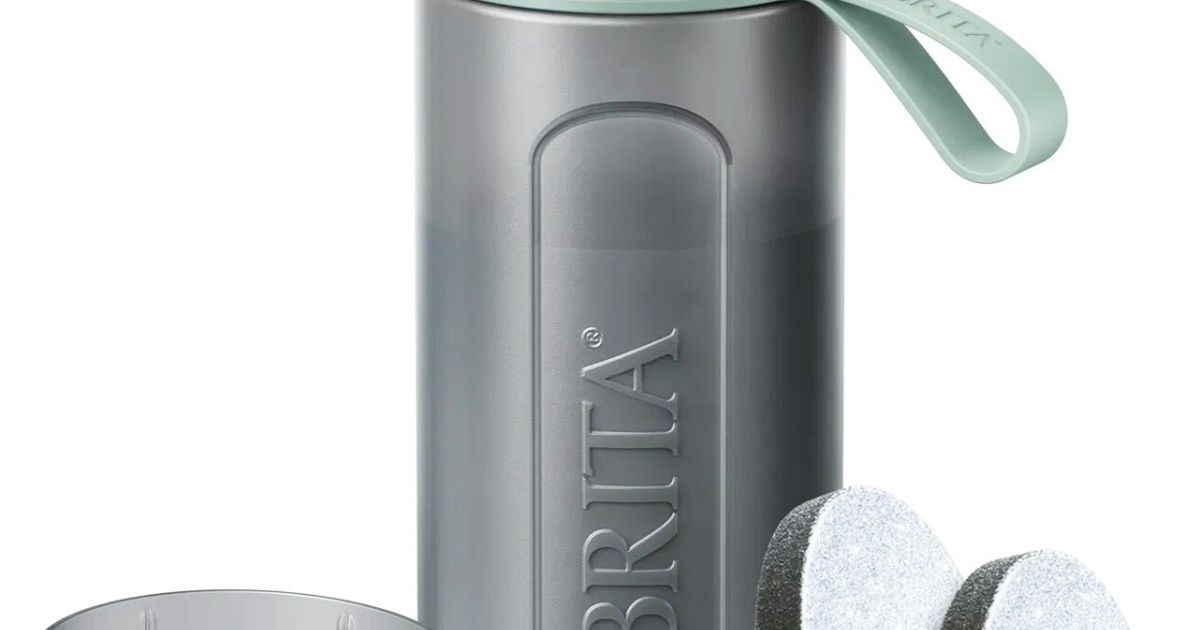 Brita Active Water Filter Bottle 600 ml - Crema