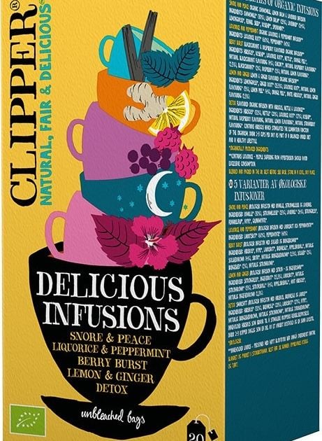 Clipper Organic Delicious Infusions 20 Tea Bags - Crema