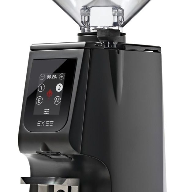 Eureka Atom Excellence 65 Espresso Coffee Grinder, Black - Crema