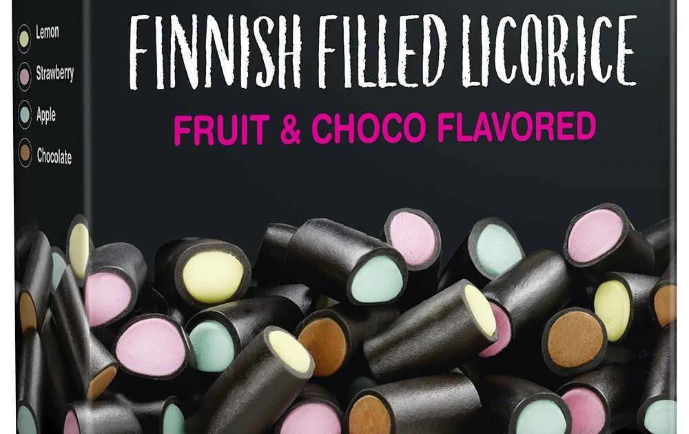 Halva Finnish Filled Licorice Fruit & Choco 200 g - Crema