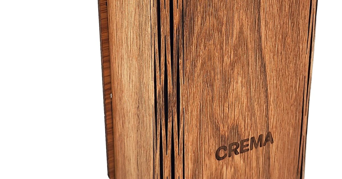 KOLO Design x Crema - Wooden Coffee Box, Oak - Crema