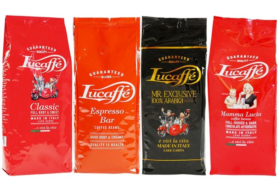 Lucaffé Pack Mix Expresso 4 x 1 kg - Crema