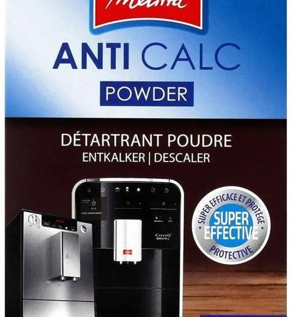 Melitta Anti Calc espresso machine descaling powder 2 x 40 g - Crema