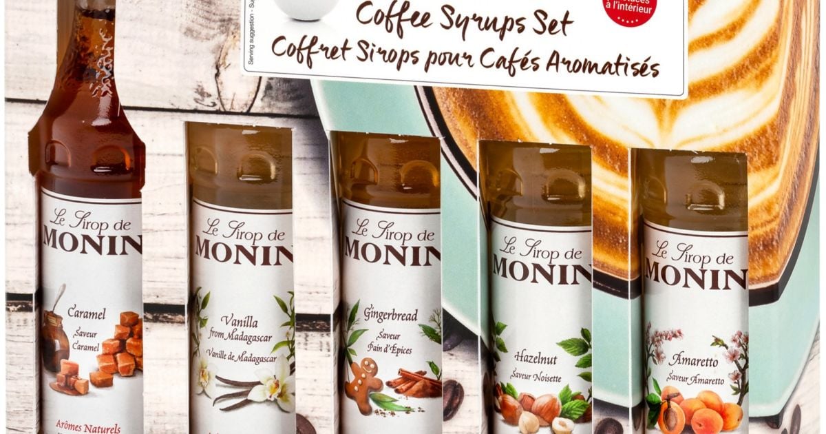 Monin Coffee Set 5 x 50 ml Syrups