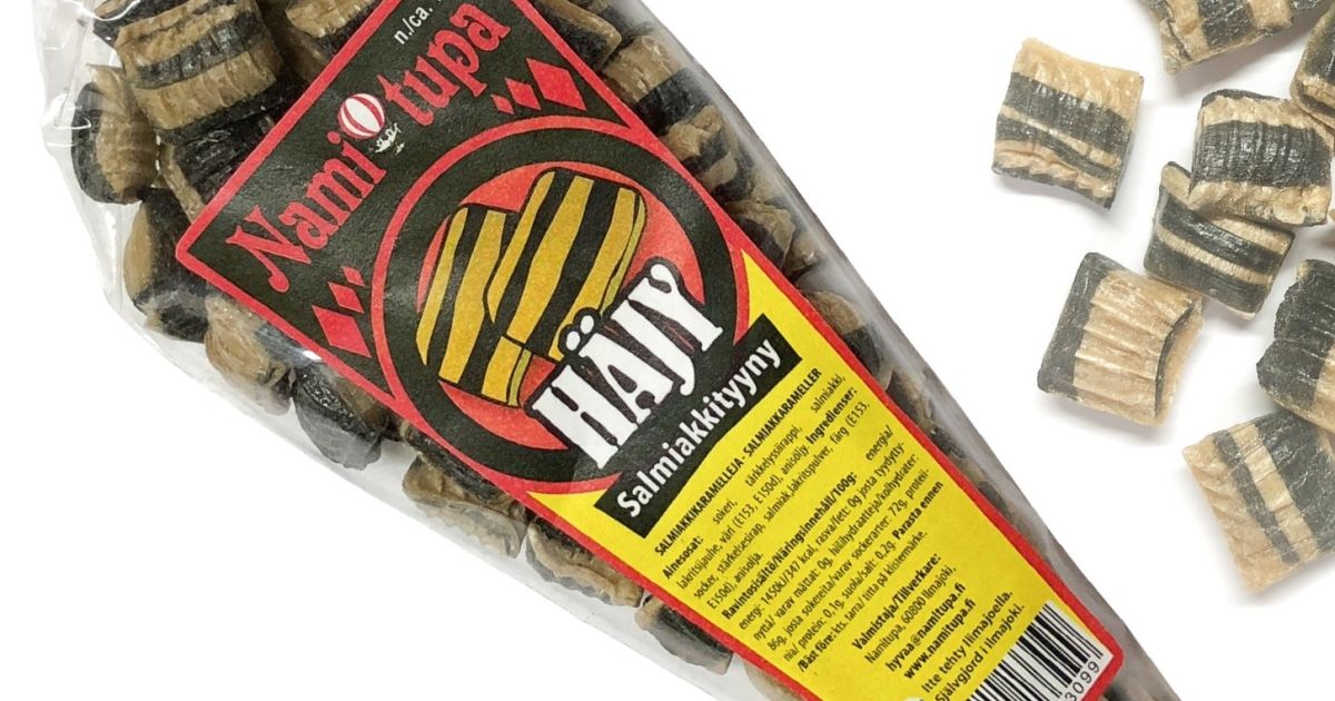 Namitupa Häjy Salmiac Candy 120 g - Crema